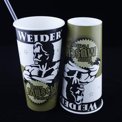China Recyclable Printed Paper Cup , Double Wall Biodegradable Takeaway Coffee Cups for sale