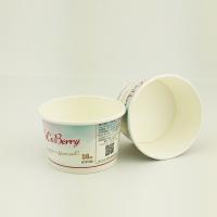 China Disposable Ice Cream Paper Cup With Lid Leakproof Custom Bowls 3oz 85ml for sale