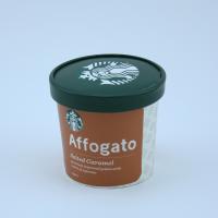 China PE Coated Ice Cream Paper Cup With Lid Leakproof 125ml Personalized Bowls for sale