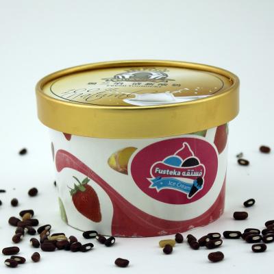 China Leakproof Biodegradable Ice Cream Containers With Lids Eco Friendly 5oz 150ml for sale