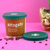 China PE Coated Ice Cream Paper Cup With Lid Plastic Spoon Double Wall Packaging for sale