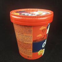China 475ml Biodegradable Ice Cream Tubs With Lids , 520ml Ice Cream Paper Bowl for sale