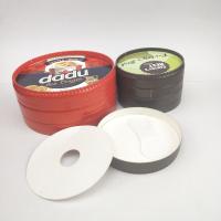 China 475ml Biodegradable Ice Cream Tubs With Lids , 520ml Ice Cream Paper Bowl for sale