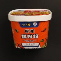 China Waterproof Takeaway Noodle Paper Cup 1000ml Printing Square Bowl With Lid for sale