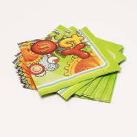 China 2 Ply Printed Cocktail Napkins , Virgin Wood Pulp Custom Dinner Napkins Serviettes for sale