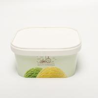 China Compostable Square Paper Bowl Waterproof Takeaway Food Packing Container for sale