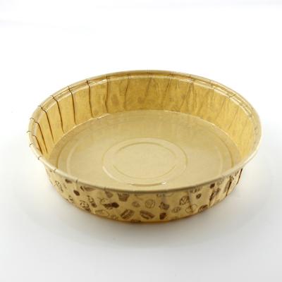 China Single Wall Non Stick Baking Cups , Embossing Paper Disposable Baking Molds for sale