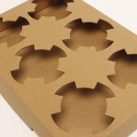 China Customized Printable Bakery Packaging Box Disposable Rectangle Paper Cup Pad for sale