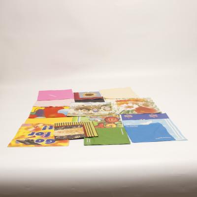 China Square Printed Paper Cocktail Napkins , 3 Ply Paper Serviettes For Party for sale