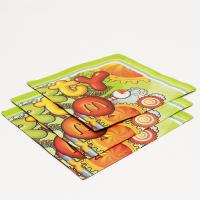 China Square Printed Paper Cocktail Napkins , 3 Ply Paper Serviettes For Party for sale