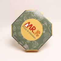China Printed Corrugated Cardboard Pizza Boxes Insulate Bakery Paper Container for sale