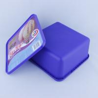 China Food Grade Ice Cream Paper Cup With Lid Tightly Sealed Disposable Bowls for sale