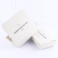 China Corrugated Folding Disposable Food Packaging Box White Paper Container for sale