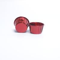 China Compostable Aluminum Foil Cupcake Liners , Disposable Muffin Baking Cup for sale