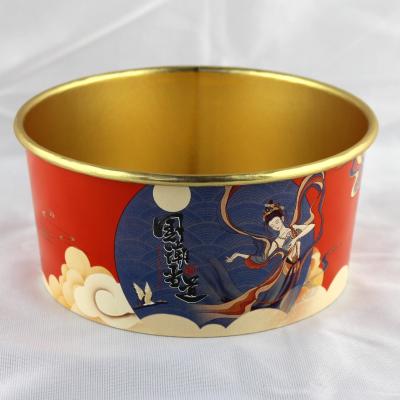 China Biodegradable Disposable Paper Bowls With Lids Single Wall Takeaway Container for sale