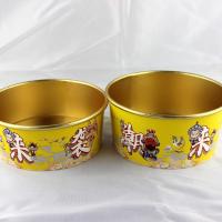 China Biodegradable Disposable Paper Bowls With Lids Single Wall Takeaway Container for sale