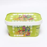 China factory produce printed Medium Square Paper Bowl Packaging - Secure Packaging with paper lids for sale