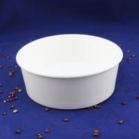China disposable craft  paper salad bowl with printed paper cup  and  pet lid for sale