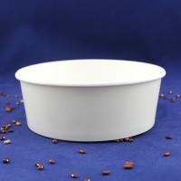 China disposable craft  paper salad bowl with printed paper cup  and  pet lid for sale