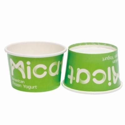 China Bio Cardboard Ecofriendly Food Safe Grade Paper Directly Sell Custom Print Ice Cream Tub Cup Pint With Lid for sale