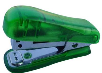 China Hot Sale 10 Sheets Paper Available #10 staple Plastic And Metal Material Office Mini Stapler for sale