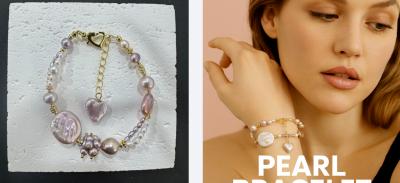China Versatile Pearl Bracelet 6-8mm with Secure Clasp - 7-8 Inch Adjustable Length for Retail Boutiques for sale