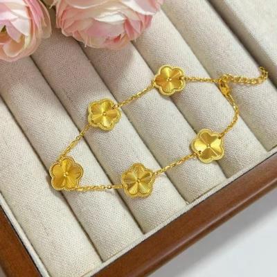 China 18k Gold AU750 Gemstone Bead Bracelet for Women - Natural Stone Jewelry with Corporate Gifting Options for sale