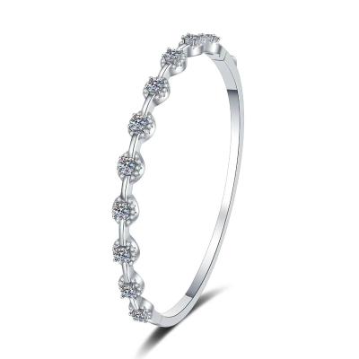 China Lobster Clasp Bracelet in 14K Gold, 18K Gold or S925 Silver with Moissanite - Everyday Wear Jewelry for sale