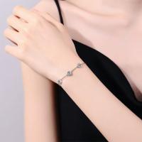 China 925 Silver Moissanite Bracelet Tarnish Resistant Durable 16-18cm Length for Women for sale