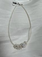 China Natural Pearl Baroque Necklace 14.5-15mm Handmade Extra Large Pearl Jewelry 40cm for sale