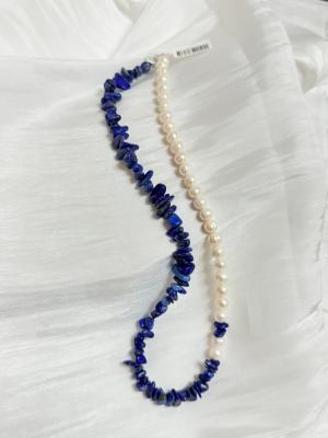 China Natural Pearl Necklace 6.5-7mm Colorful Elegant Jewelry 47cm Length for Women for sale