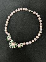 China 11.5-12mm Natural Freshwater Pearl Necklace 48cm Women Classic Vintage Style for sale