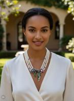 China Colorful Multi Layer Pearl Necklace Natural Pearl Jade Bead Strand 45cm for sale
