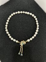 China Natural Freshwater Pearl Necklace White 18 Inch Classic Elegant Design for sale