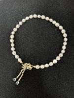 China Natural Freshwater Pearl Necklace White 18 Inch Classic Elegant Design for sale