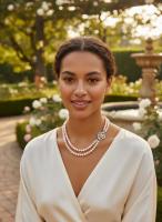China 60cm Natural Freshwater Pearl Necklace Purple High Luster Elegant Evening Wear for sale