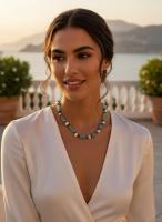 China Custom Design Freshwater Pearl Necklace Adjustable Length Gold Clasp 18 Inch for sale