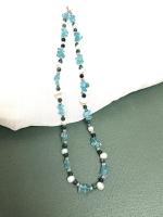 China Custom Design Freshwater Pearl Necklace Adjustable Length Gold Clasp 18 Inch for sale