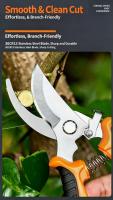 China Strong Pruning Shears with Sharp Bypass Blades and Bright Color Handles for Quick Identification and Effective Garden Work for sale