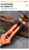 China Pruning Shears garden pruning tool with precision straight blades available in bright green orange and blue colors for professional for sale