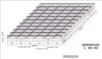China Durable multitunnel connected greenhouse system designed for large scale agricultural and optimized crop growth conditions for sale