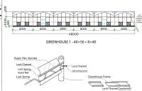 China High tunnel multi-span single-layer PE film commercial greenhouse for lettuce and tomatoes for sale