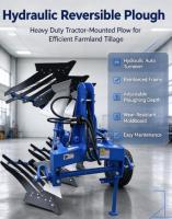 China Durable Tractor Mounted Plough Offering Excellent Soil Penetration and Consistent Depth Control for Optimal Field Preparation for sale