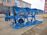China Hydraulic Reversible Plough with Adjustable Working Width and High Strength Alloy Steel Frame for Deep Plowing and Soil Layer Inversion for sale