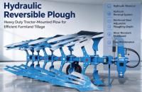 China Hydraulic Reversible Plough with High Grade Hydraulic Cylinder and Sealing Components Delivering Quick and Flipping Action for sale