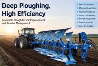China Hydraulic Plough with Quick Smooth Stable Flipping Movement and Built In Overload Safety Protection for Field Performance for sale