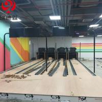 China Hot Sale Indoor Mini Bowling Set Wooden Lanes Sports Entertainment Equipment for Kids and Adults for sale