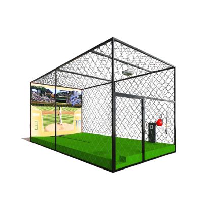 China Hot Selling Entertainment Baseball Simulation Training Screen Baseball Simulator for sale