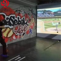 China Hot Selling Entertainment Baseball Simulation Training Screen Baseball Simulator for sale
