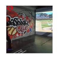 China Wholesale Cheap Professional Projector Screen Baseball Simulator Enclosure for sale